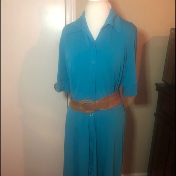 Dresses | Plus Size Turquoise Collar Dress | Poshmark